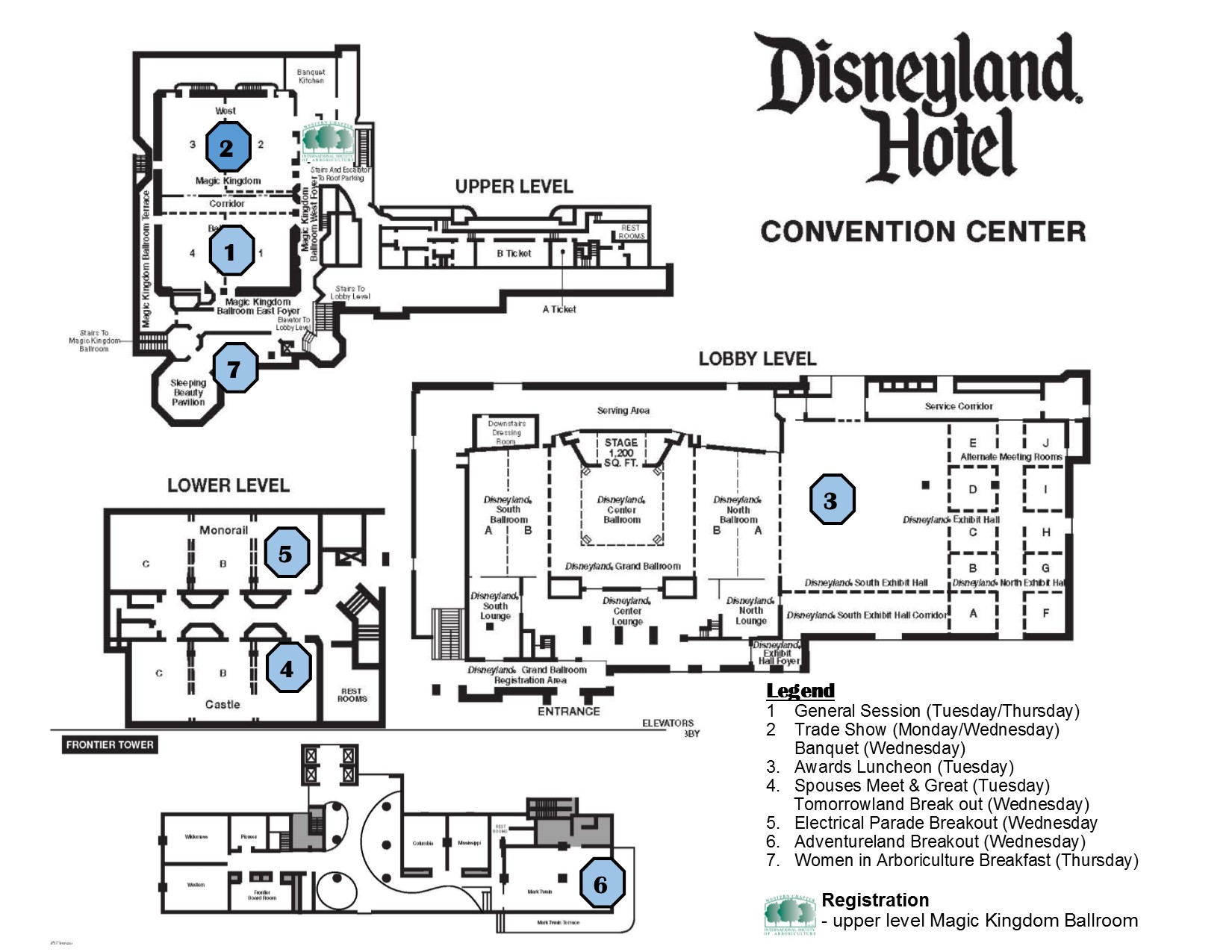 Conference Center Map | Western Chapter ISA 91st Annual Conference ...